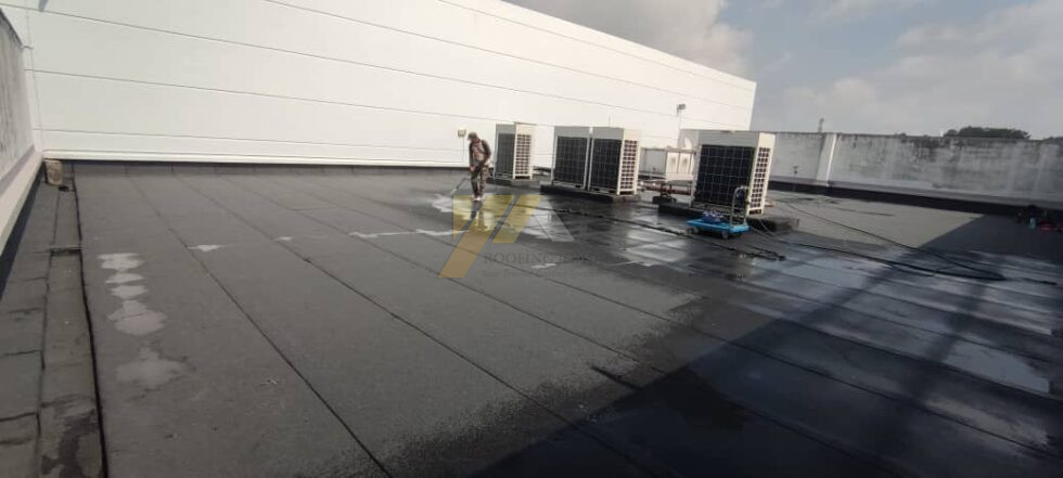 Torch on membrane at Senai Industrial Park - MC Roofing Specialist Sdn Bhd